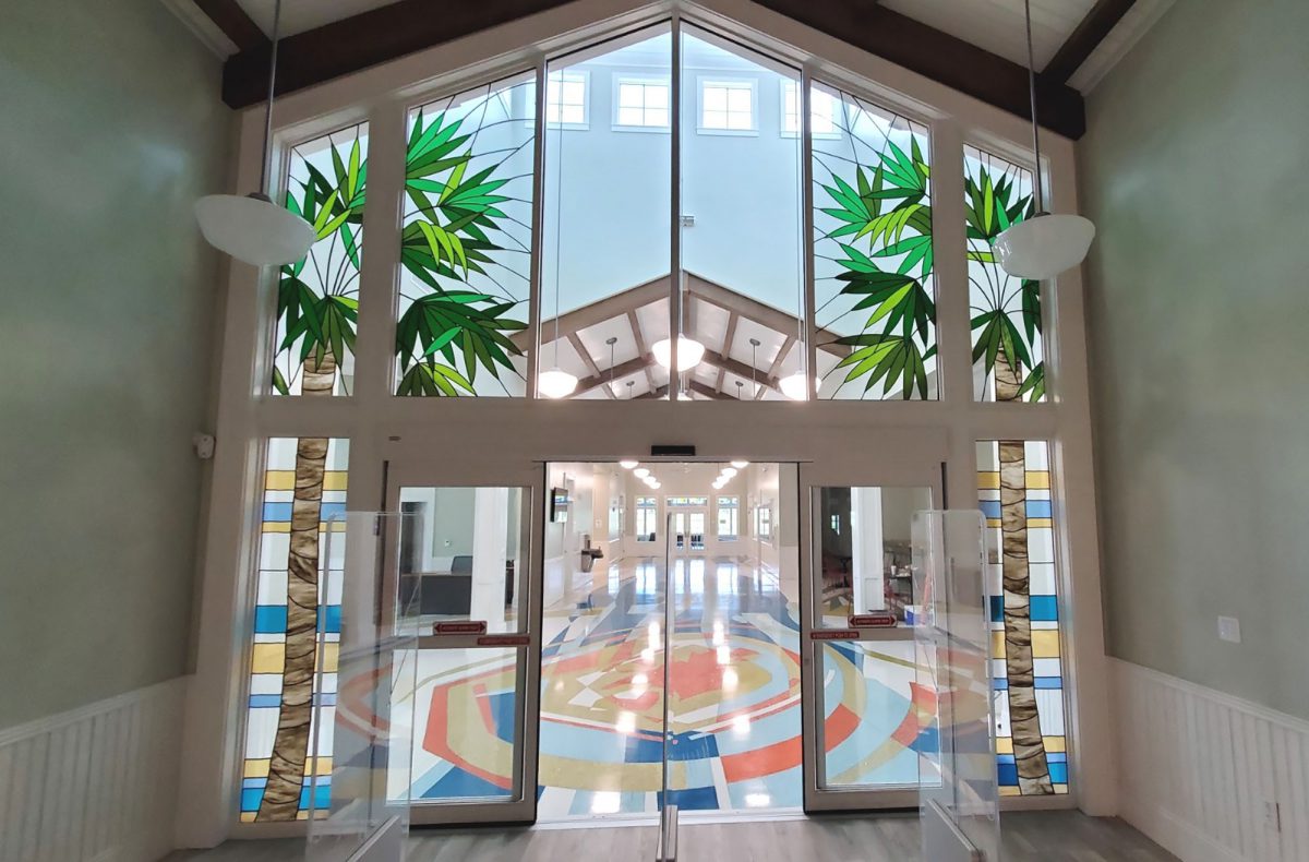 **PUBLIC ART MAIN IMAGE - RIVERVIEW LIBRARY - McMow Art Glass | Custom ...